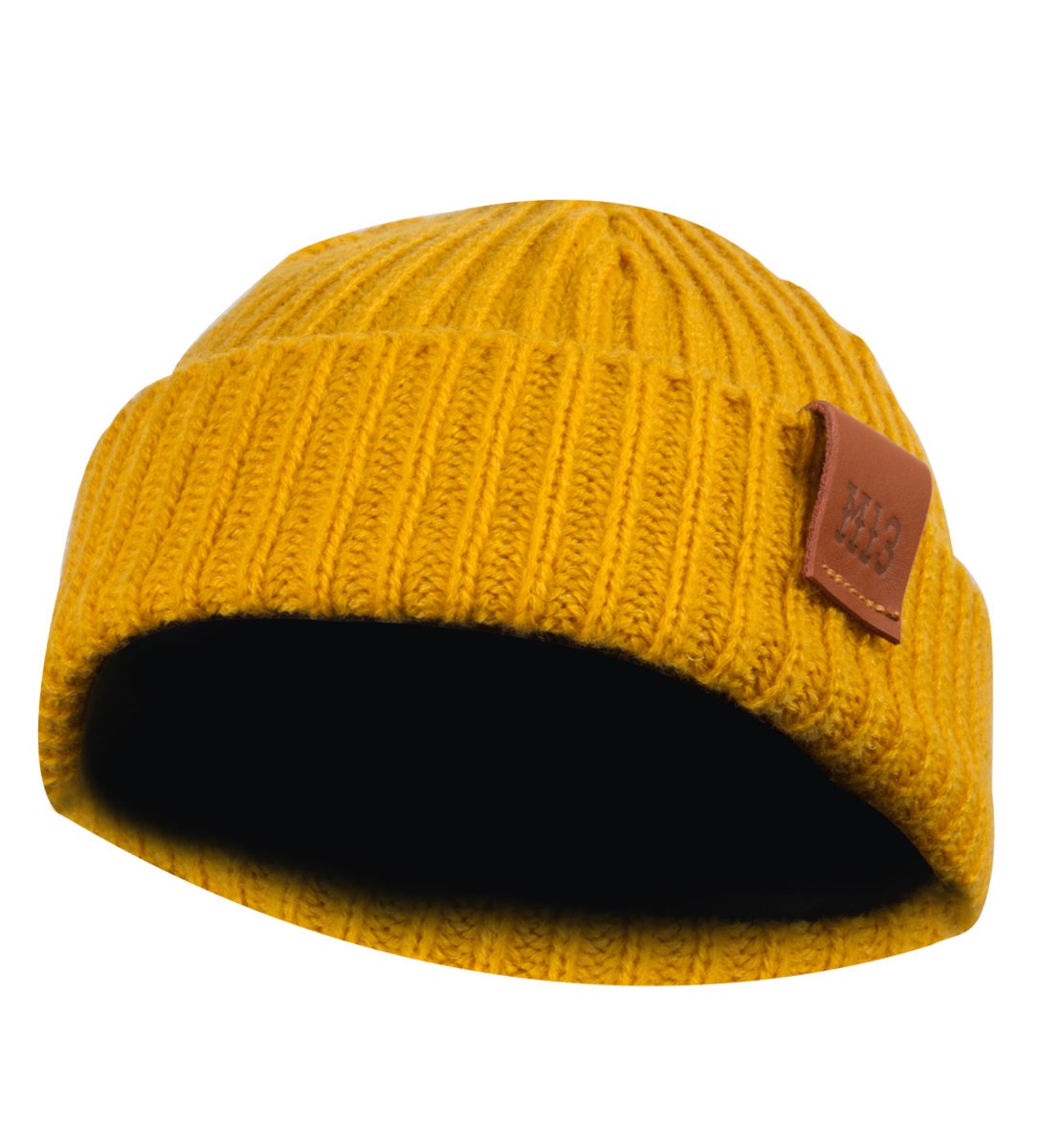 Fishermans Beanie (Mustard) - Dockercap, Strickmütze, Wollmütze - M13